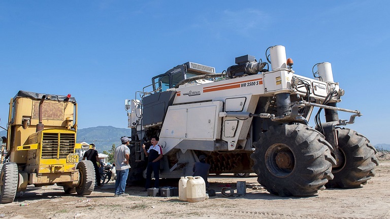 Construction of road surface recycling - CIEC GLOBAL CORPORATION